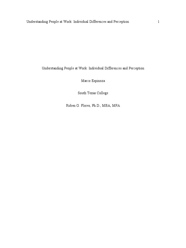 Understanding People at Work | PDF | Envy | Mood (Psychology)