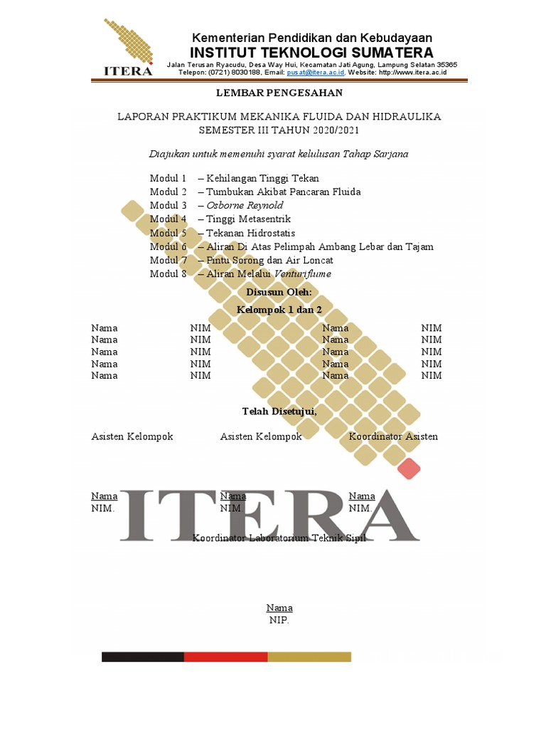 Lembar Pengesahan Mekflu | PDF