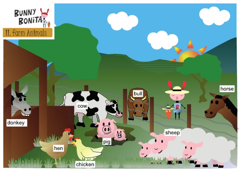 Poster 11. Farm Animals | PDF