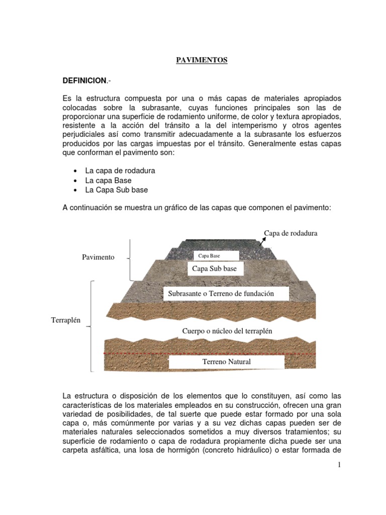 Pavimentos | PDF | Eje | Hormigón