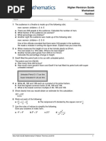 Year 7 MathsWatch Worksheets Overview | PDF