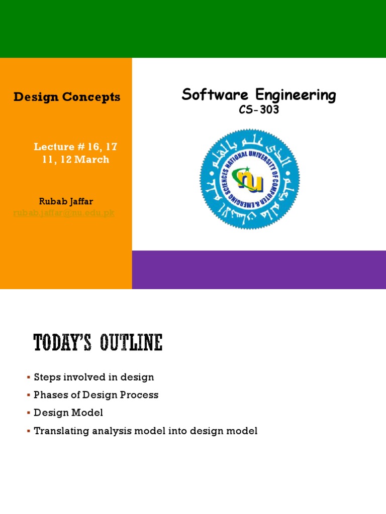 Week 8 Design Concepts Pdf Class Computer Programming Abstraction Computer Science