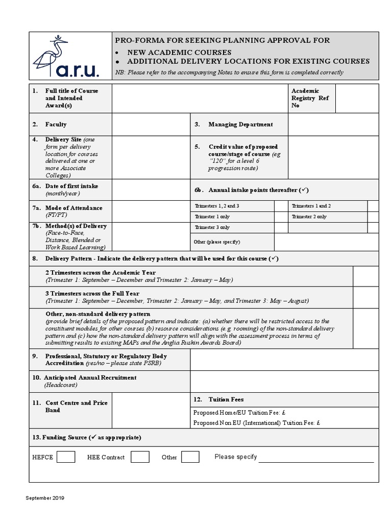 Plan Approval Form | PDF | Learning | Business