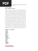 Sopa de Letras de Tabla Periódica de Los Elementos Químicos | PDF ...