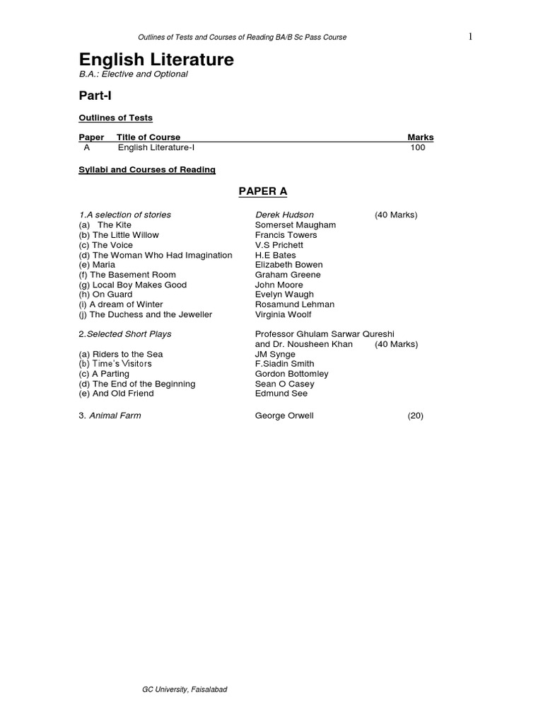 English Literature | PDF | English Literature | Sonnets