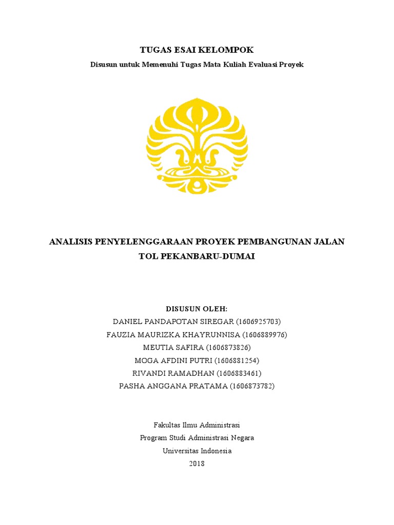 Tugas Esai Kelompok | PDF