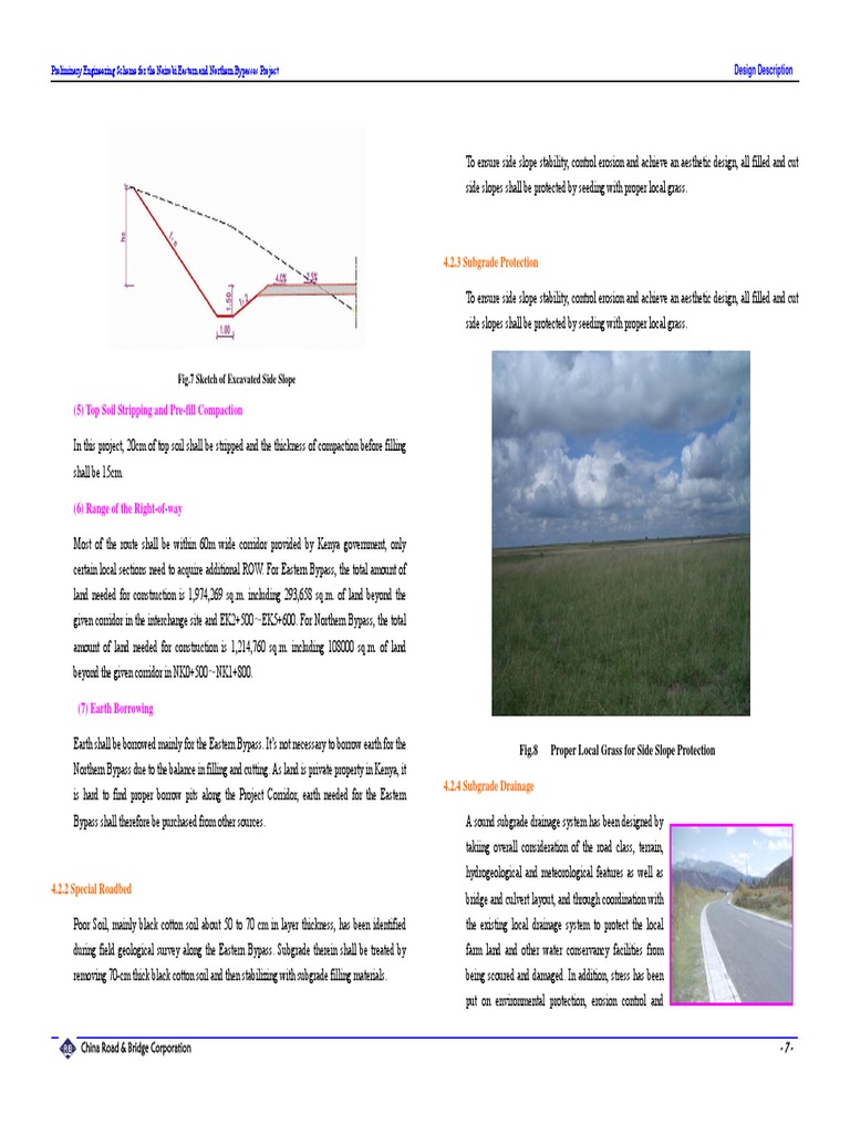 4.2.3 Subgrade Protection: (5) Top Soil Stripping and Pre-Fill Compaction | PDF | Road | Soil