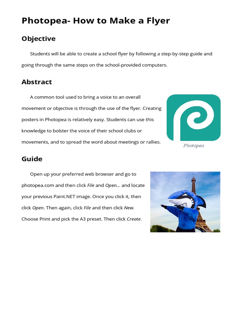 Photopea Tutorial | PDF | Software | Computing