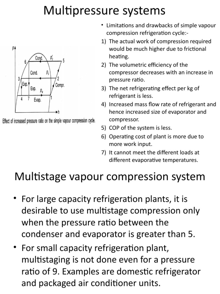 6 Multipressure Systems | PDF | Refrigeration | Physical Quantities
