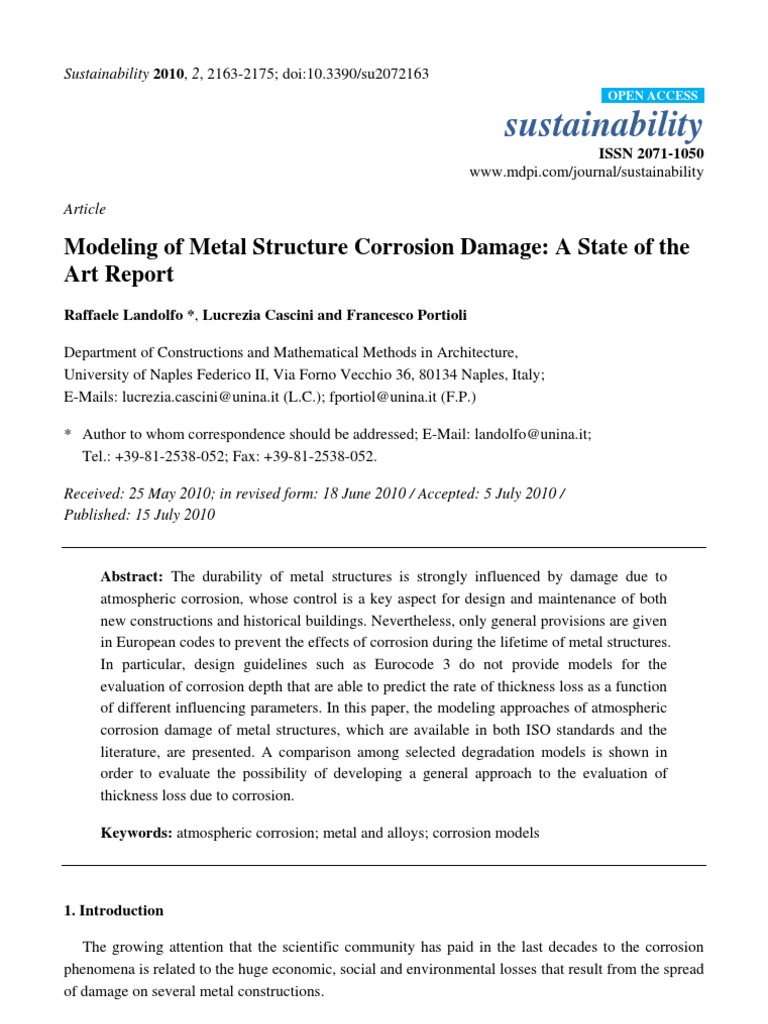 Corrosion Evaluation | PDF | Corrosion | Metals