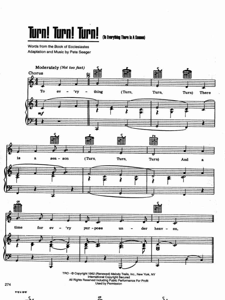 The Byrds - Turn Turn Turn | PDF