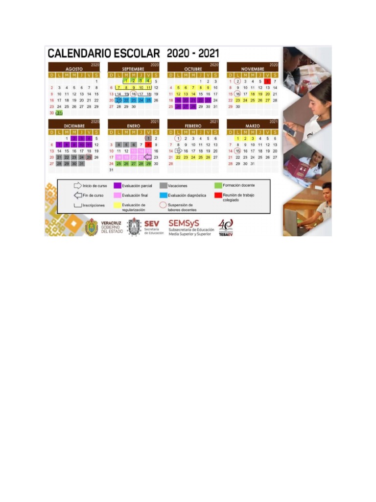 Descarga el Calendario TEBAEV 2022 con fechas y actividades