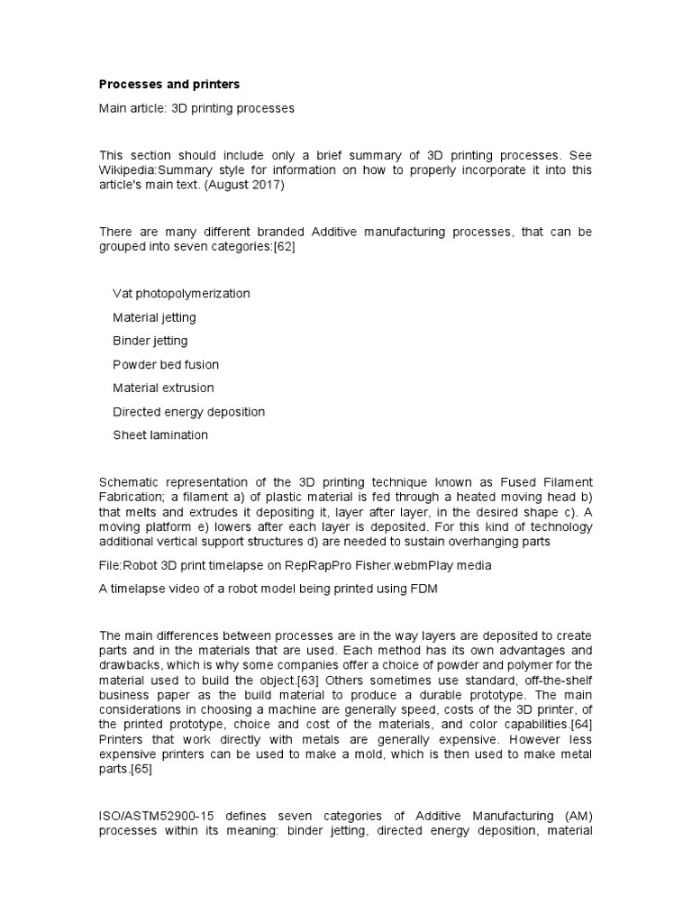 3D Printing: A Guide for Enthusiasts | PDF | 3 D Printing | Procedural ...