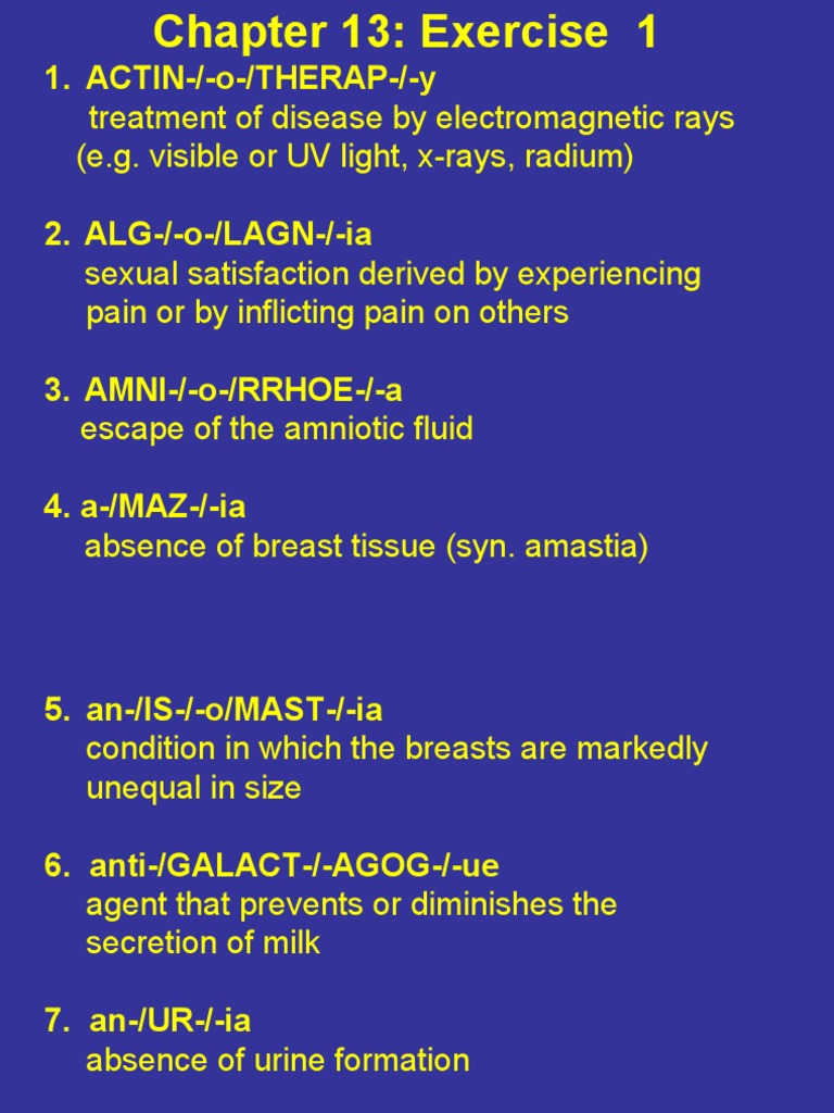 Chapter 13 Medical Terminology | PDF | Labia | Vagina