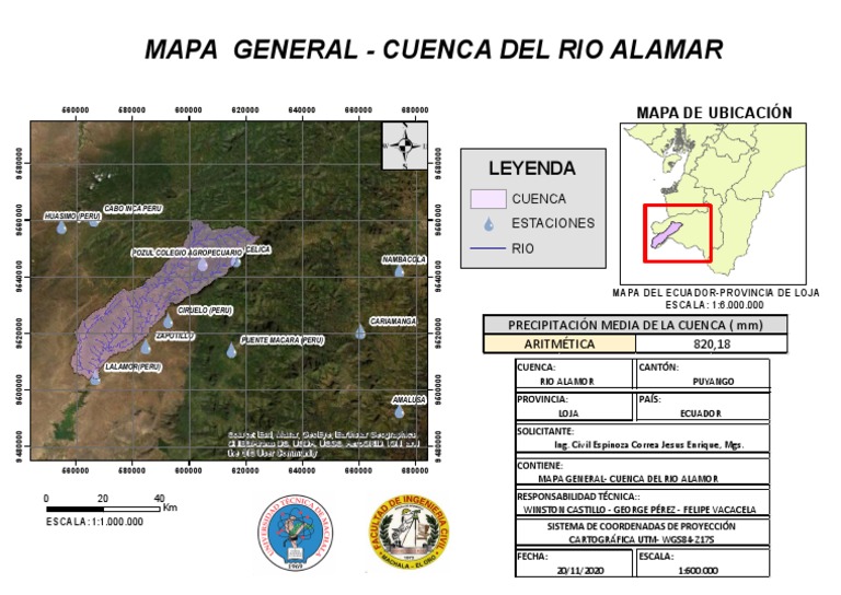 Mapa General - Cuenca Del Rio Alamar: Leyenda | PDF | Infografia ...