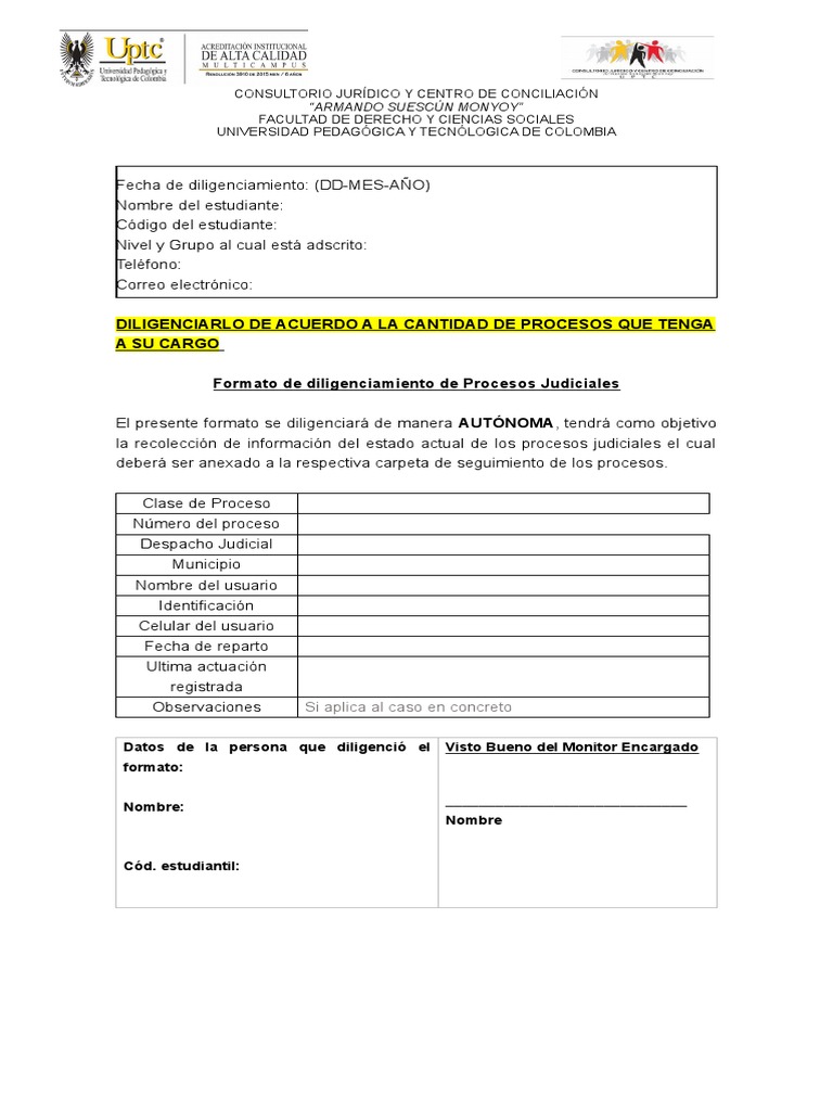 Formato Revisión de Procesos 2020 | PDF | Informática | Science