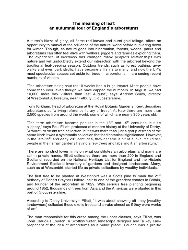 Reading Task 1 | PDF | Botany