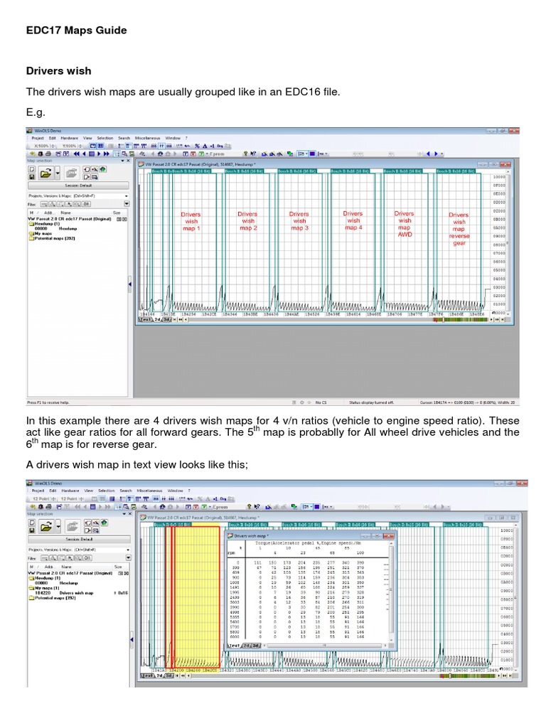 EDC17 Tuning and Map Overview | PDF | Turbocharger | Diesel Engine