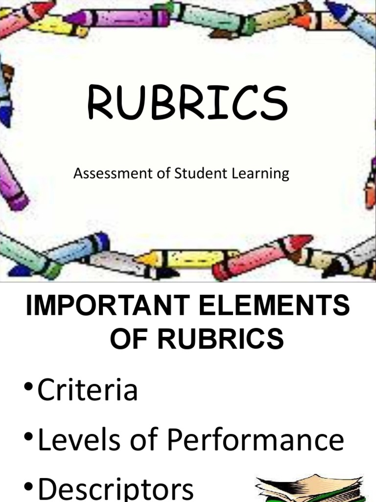 Rubrics: Assessment of Student Learning | PDF | Rubric (Academic) | Evaluation Methods