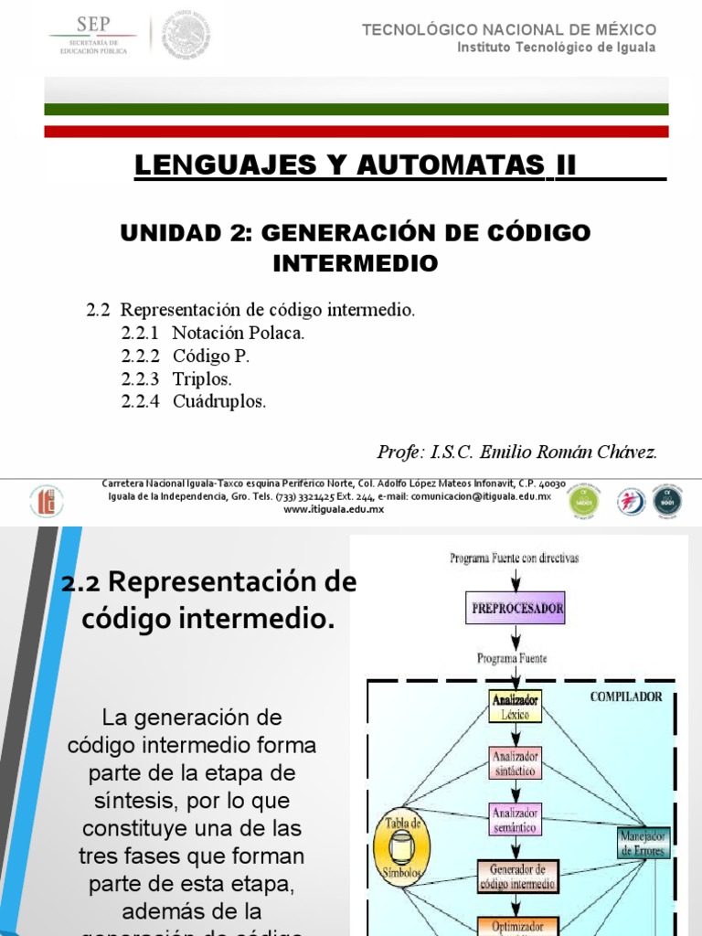 Código Intermedio y Notación Polaca | PDF | Programa de computadora ...
