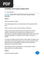 VOLVO FH TECU Fault Codes DTC-4 | PDF | Clutch | Transmission (Mechanics)