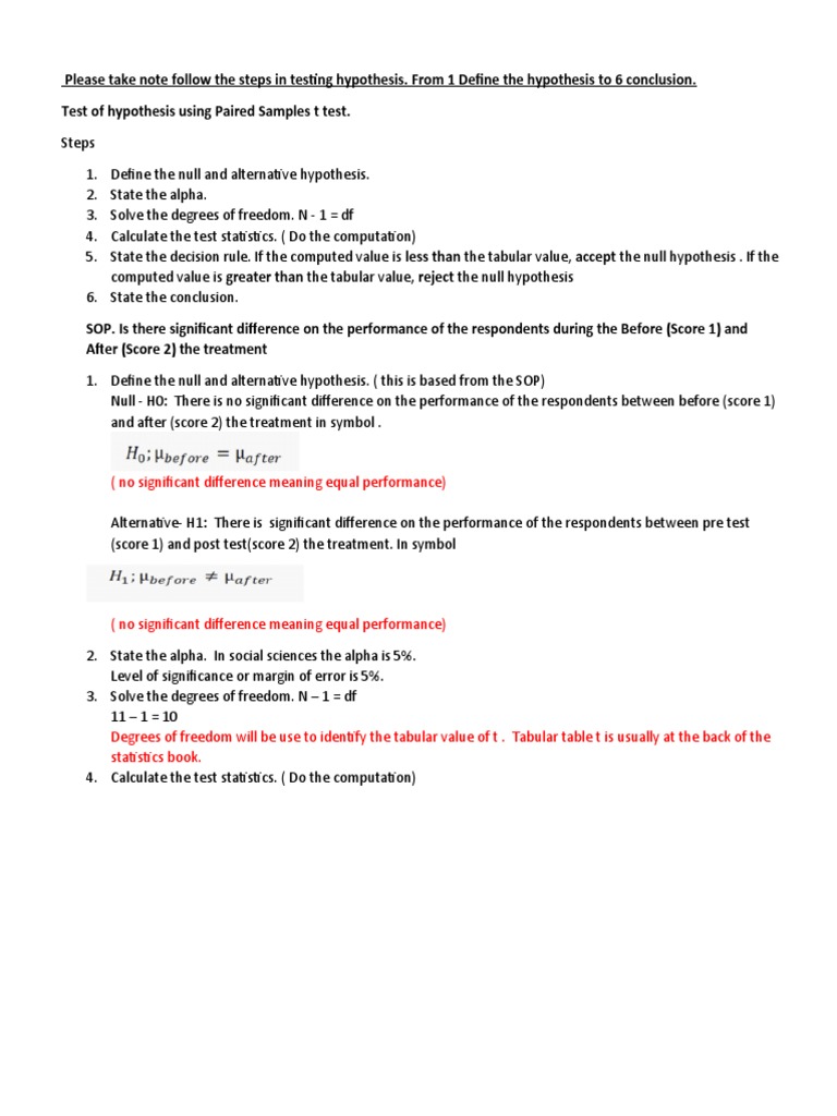 No Significant Difference Meaning Equal Performance | PDF | Teaching ...