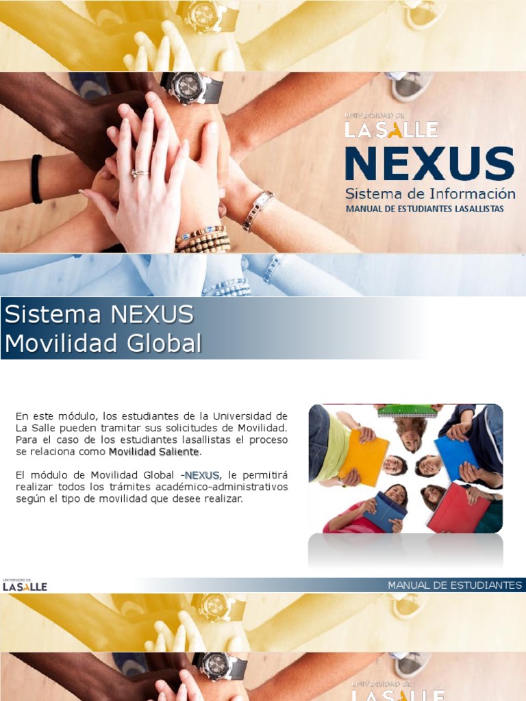 Nexus-Manual-Estudiantes V 001 | PDF | Usuario (informática) | Archivo ...