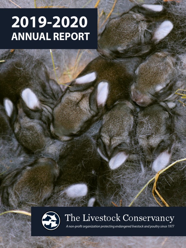 2019-2020 Annual Report For The Livestock Conservancy | PDF | Livestock ...