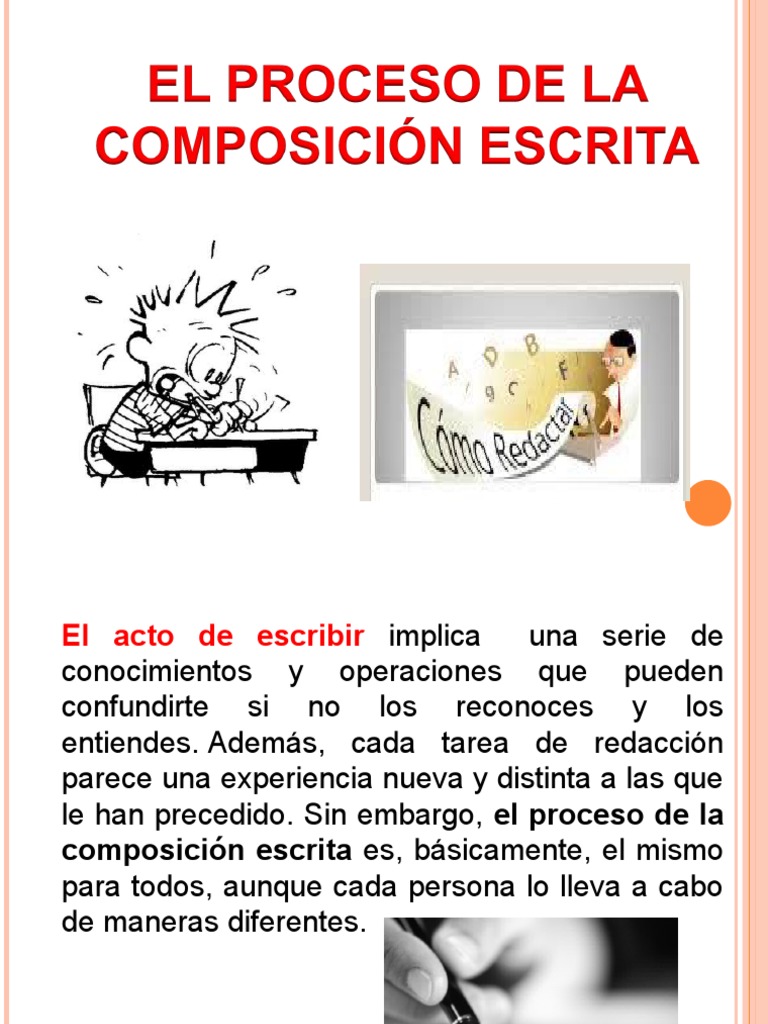 Composición Escrita | PDF | Ensayos | Información
