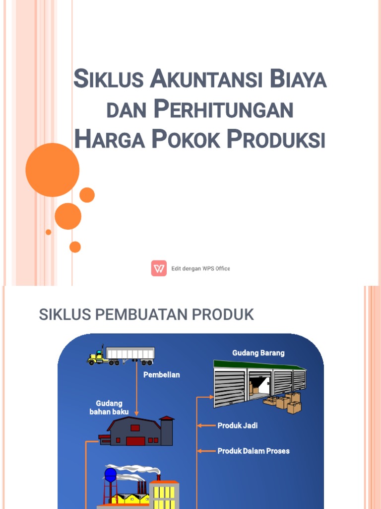 Siklus Akuntansi Biaya 1 | PDF | Pengelolaan Keuangan & Uang