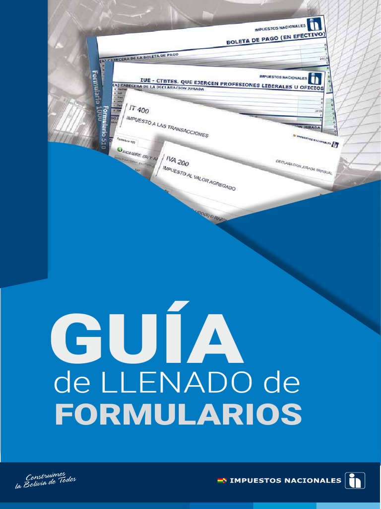 Guia de Llenados Formularios PDF | PDF | Exportaciones | Impuestos
