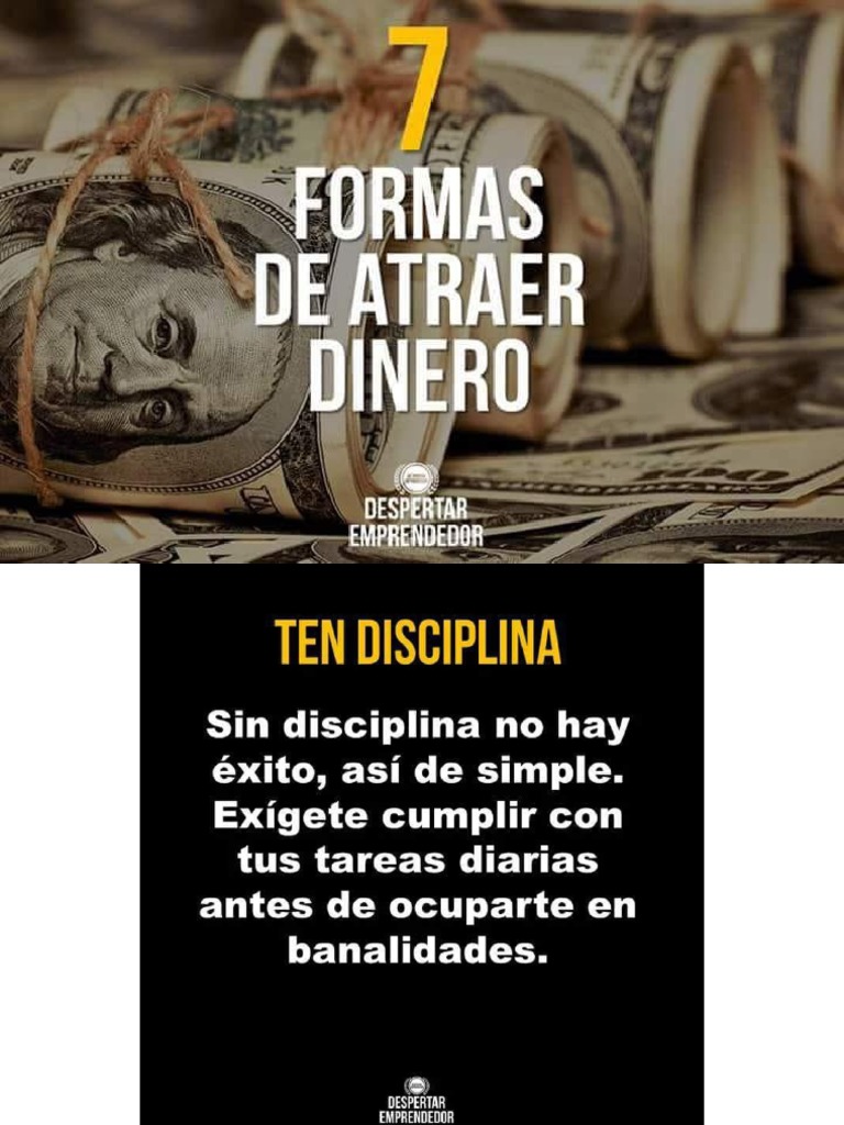 7 Formas de Atraer Dinero PDF | PDF