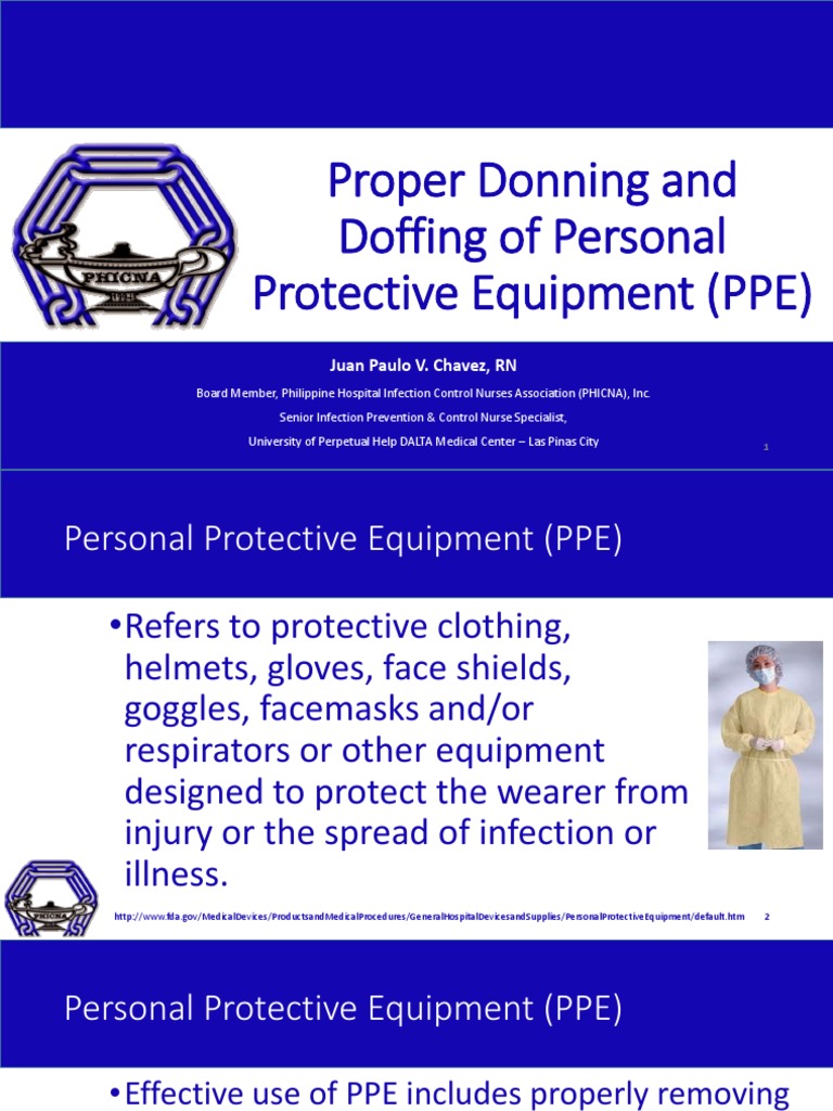 Donning Doffing | PDF | Personal Protective Equipment | Safety