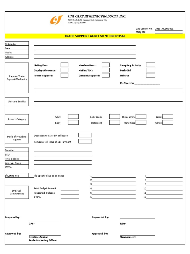 2021 - TSAP Form AMBO | PDF | Retailers | Business