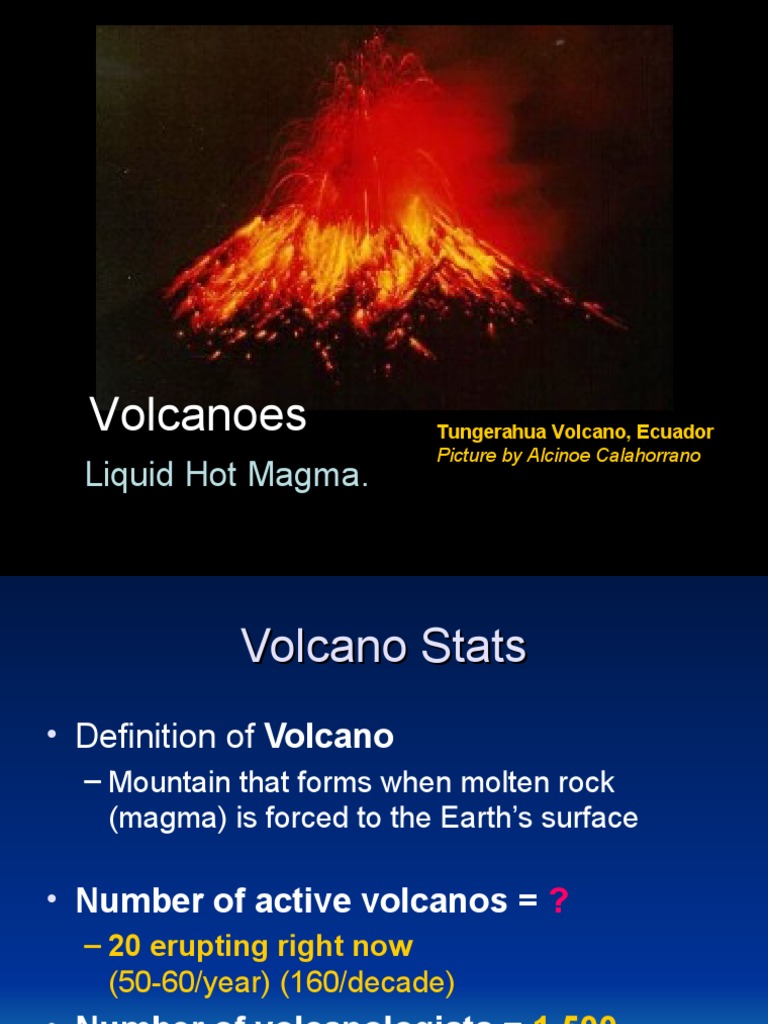 Volcanoes: Liquid Hot Magma | PDF | Volcano | Lava