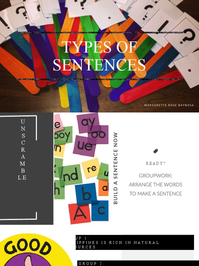 Types of Sentences | PDF | Sentence (Linguistics) | Question