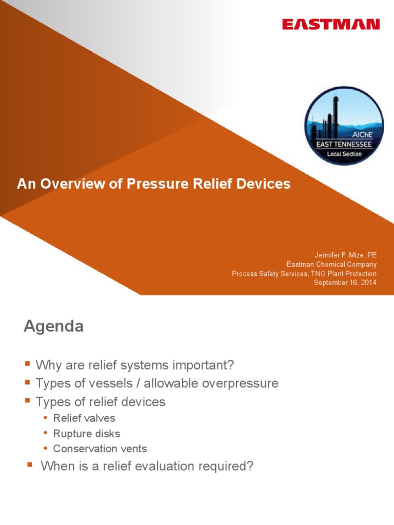 An Overview of Pressure Relief Devices | PDF | Valve | Tools