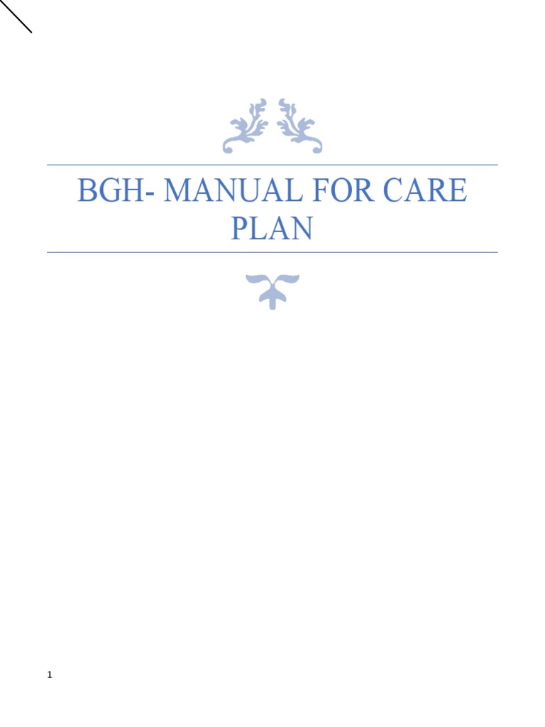BGH - CAre Plan | PDF | Emergency Department | Intensive Care Unit