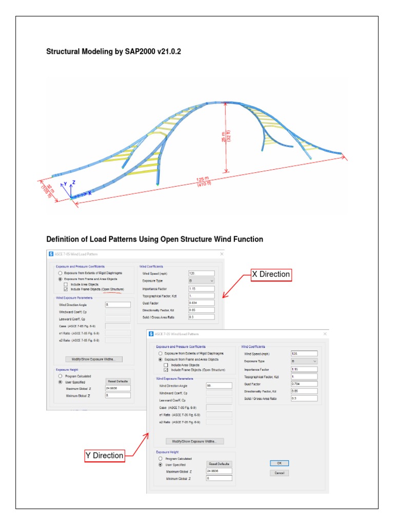 Wind Load Modeling in SAP2000 | PDF | Applied And Interdisciplinary ...
