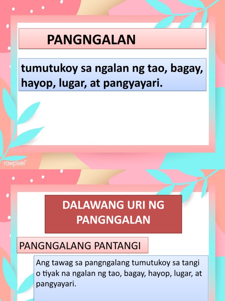 Kasarian NG Pangngalan | PDF