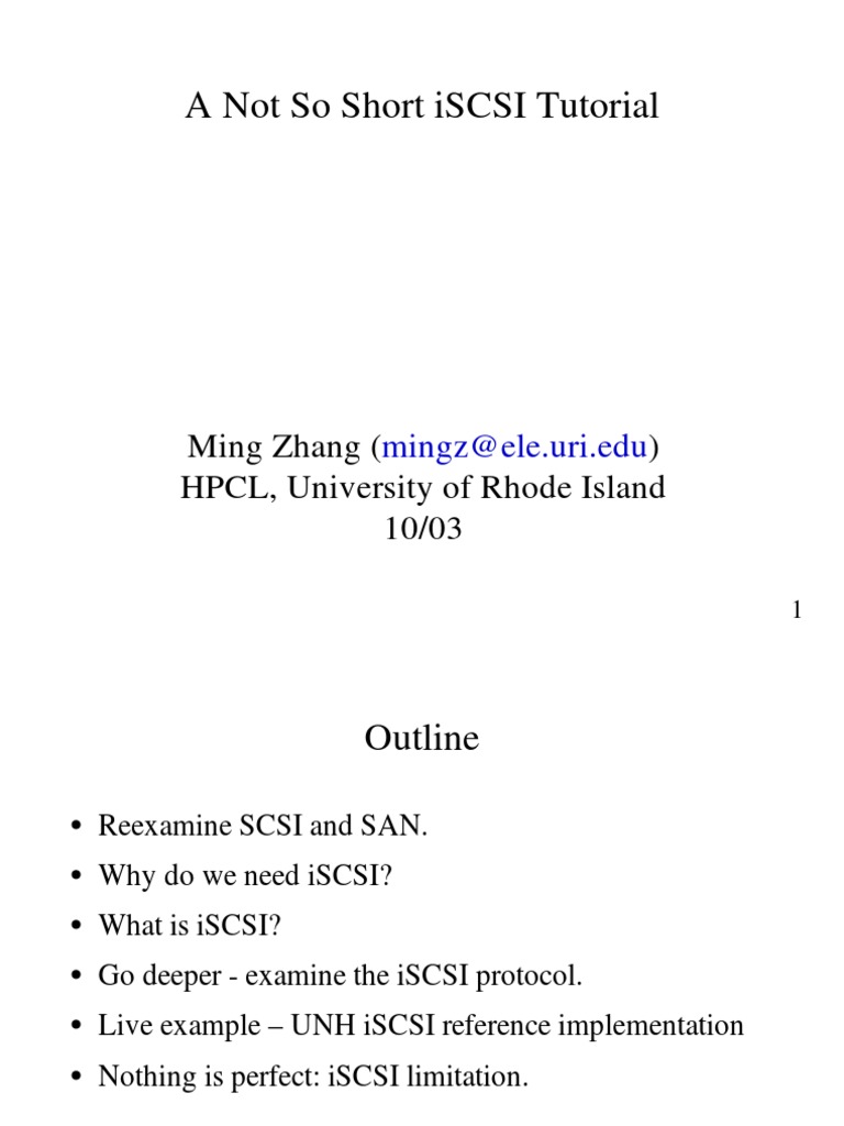 Scsi Protocol | PDF | Networks | Areas Of Computer Science