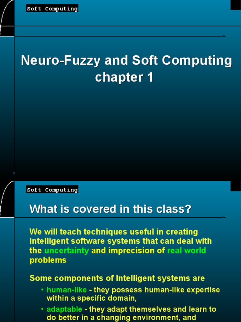 Introduction To Soft Computing | Download Free PDF | Fuzzy Logic ...