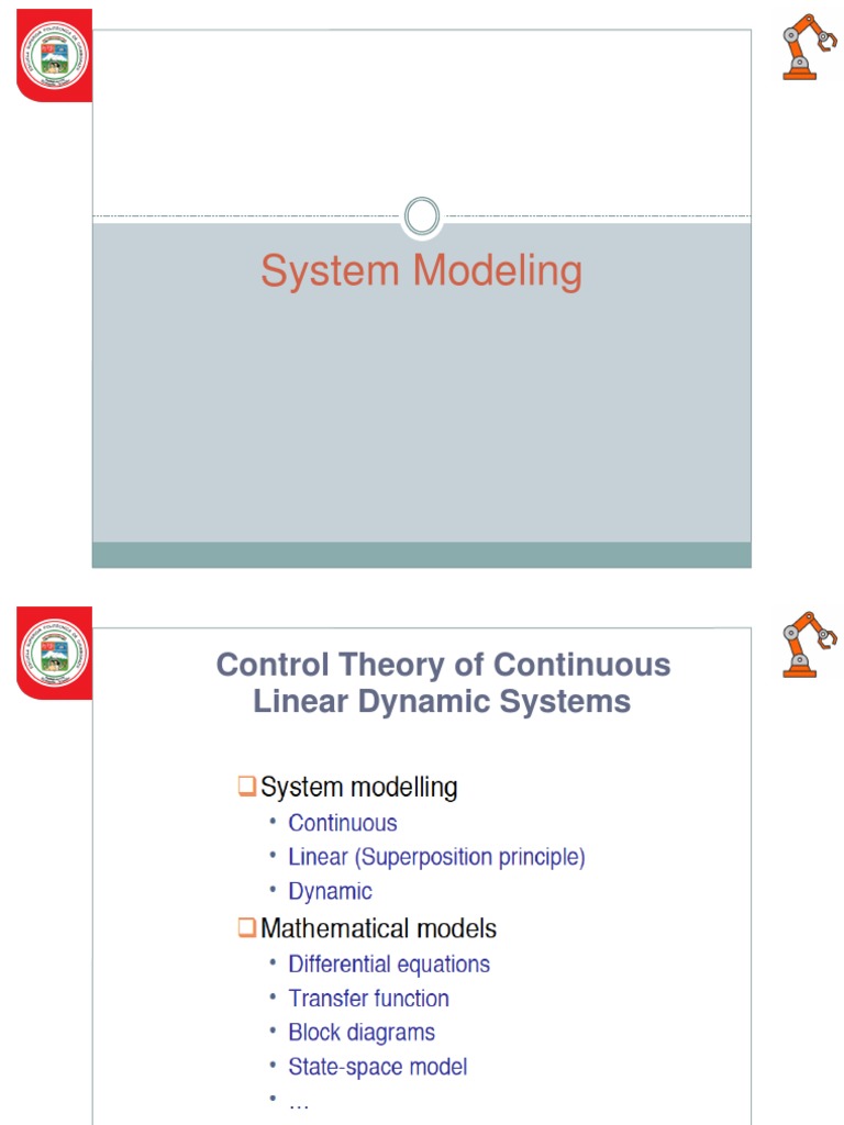 Control Theory in System Modeling | PDF