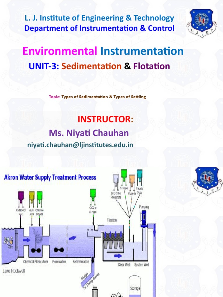 Types of Sedimentation & Settling | PDF | Chemical Engineering | Unit ...