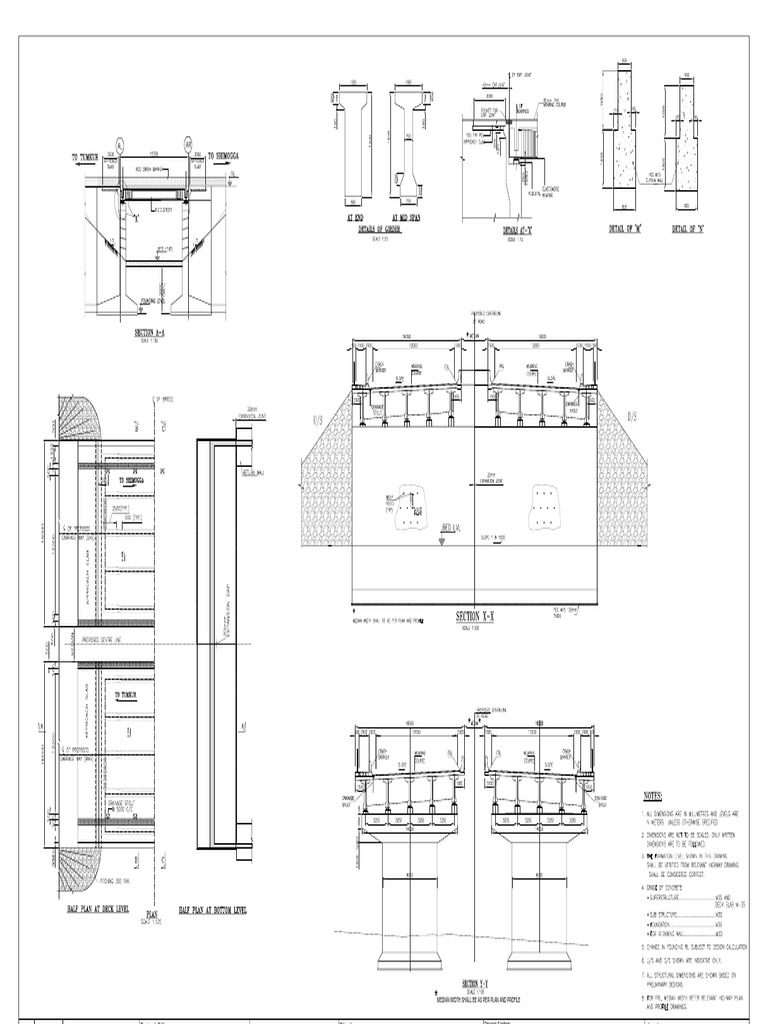General Arrangement Drawing of Minor Bridge at CH.: 221.662 for the ...