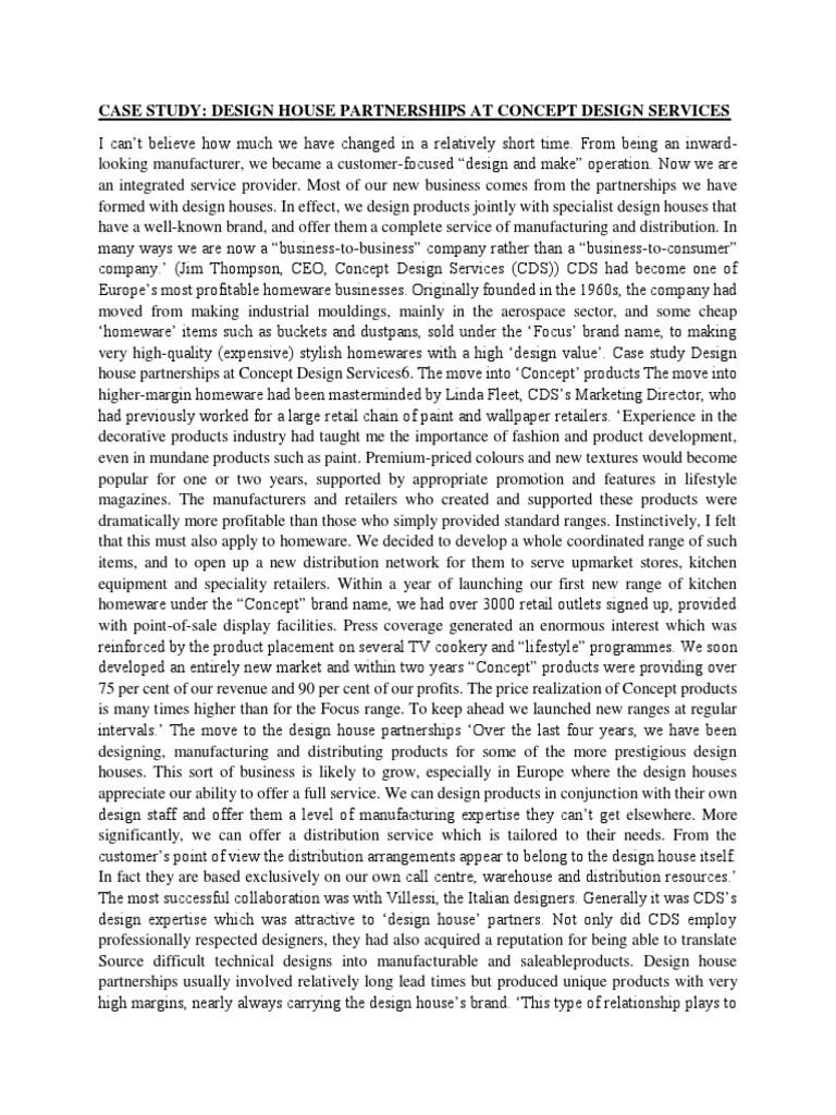 Operations Case Study | PDF | Retail | Warehouse