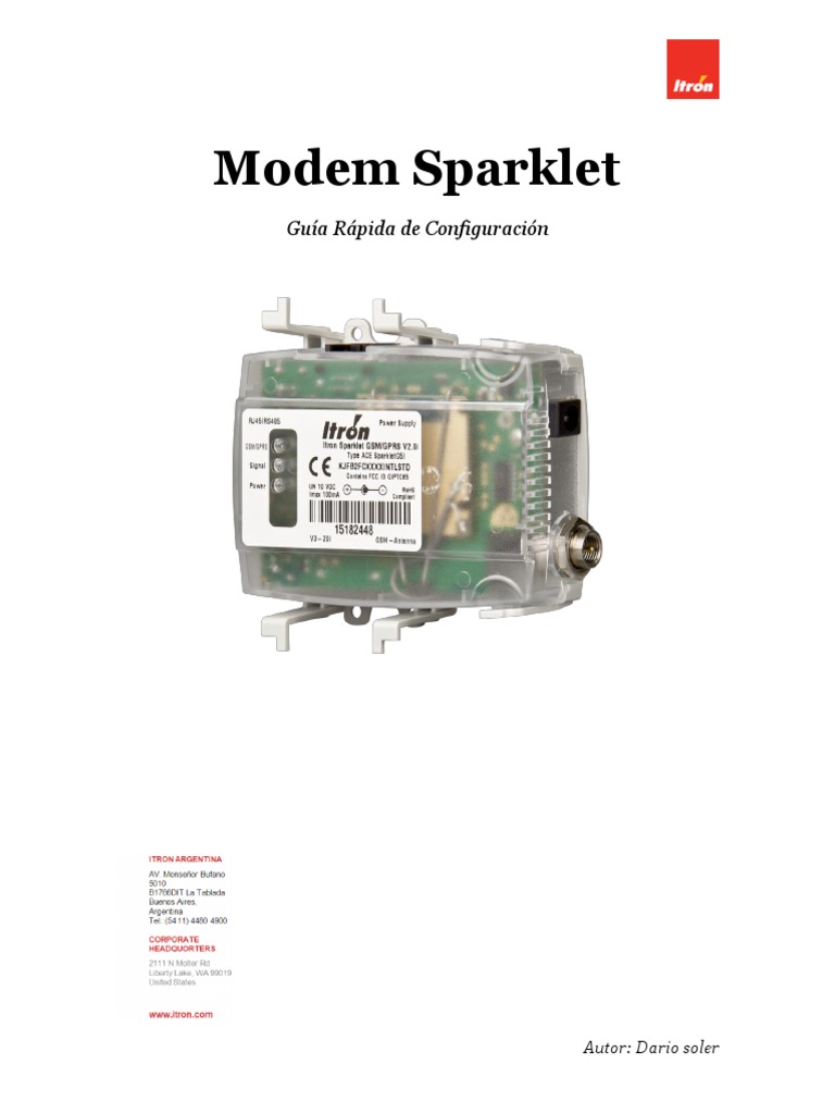 Guia Rapida Modem Sparklet PDF | PDF | Gsm | Módem