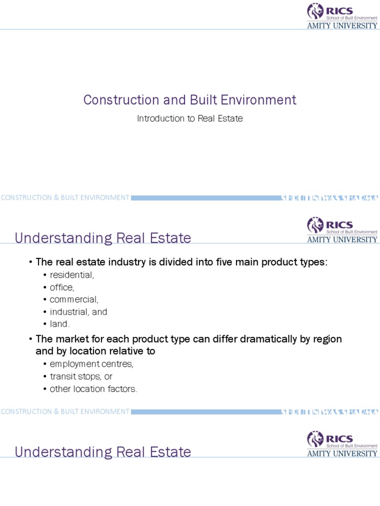 Real Estate Notes | PDF | Hotel | Foreign Direct Investment
