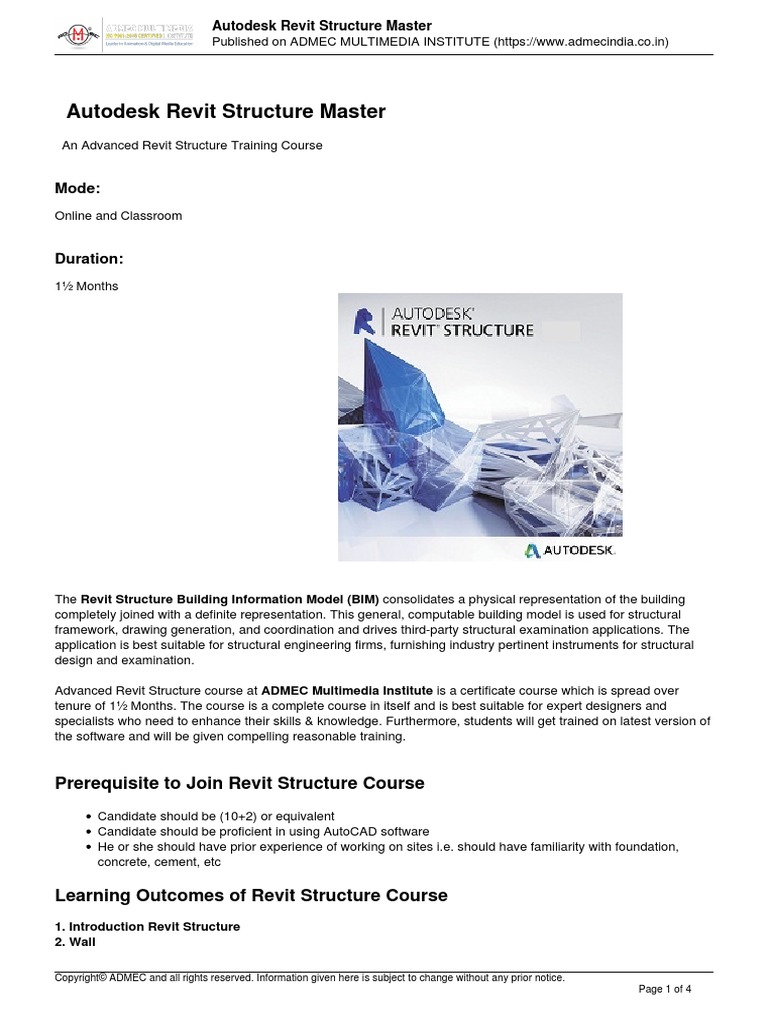 Autodesk Revit Structure Master: Mode | PDF | Autodesk Revit | Autodesk