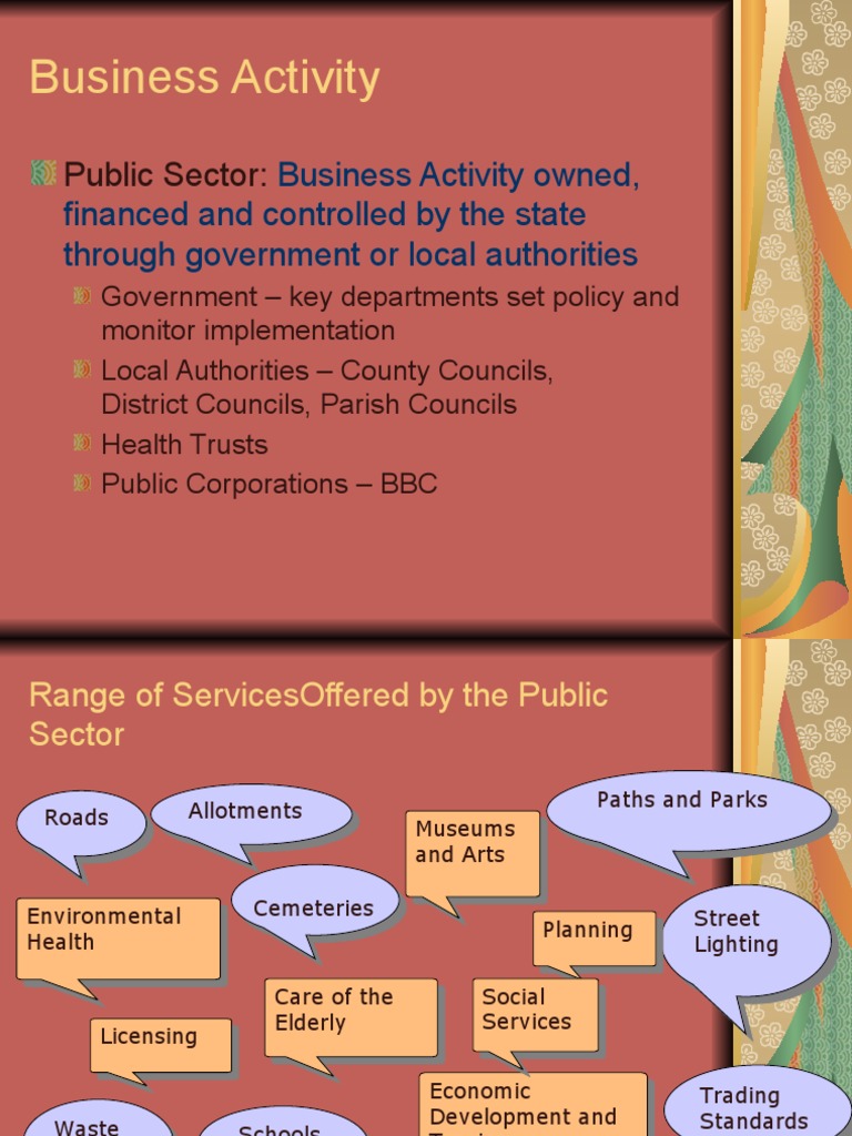 Public Sector Objectives | PDF | Waste Management | Business